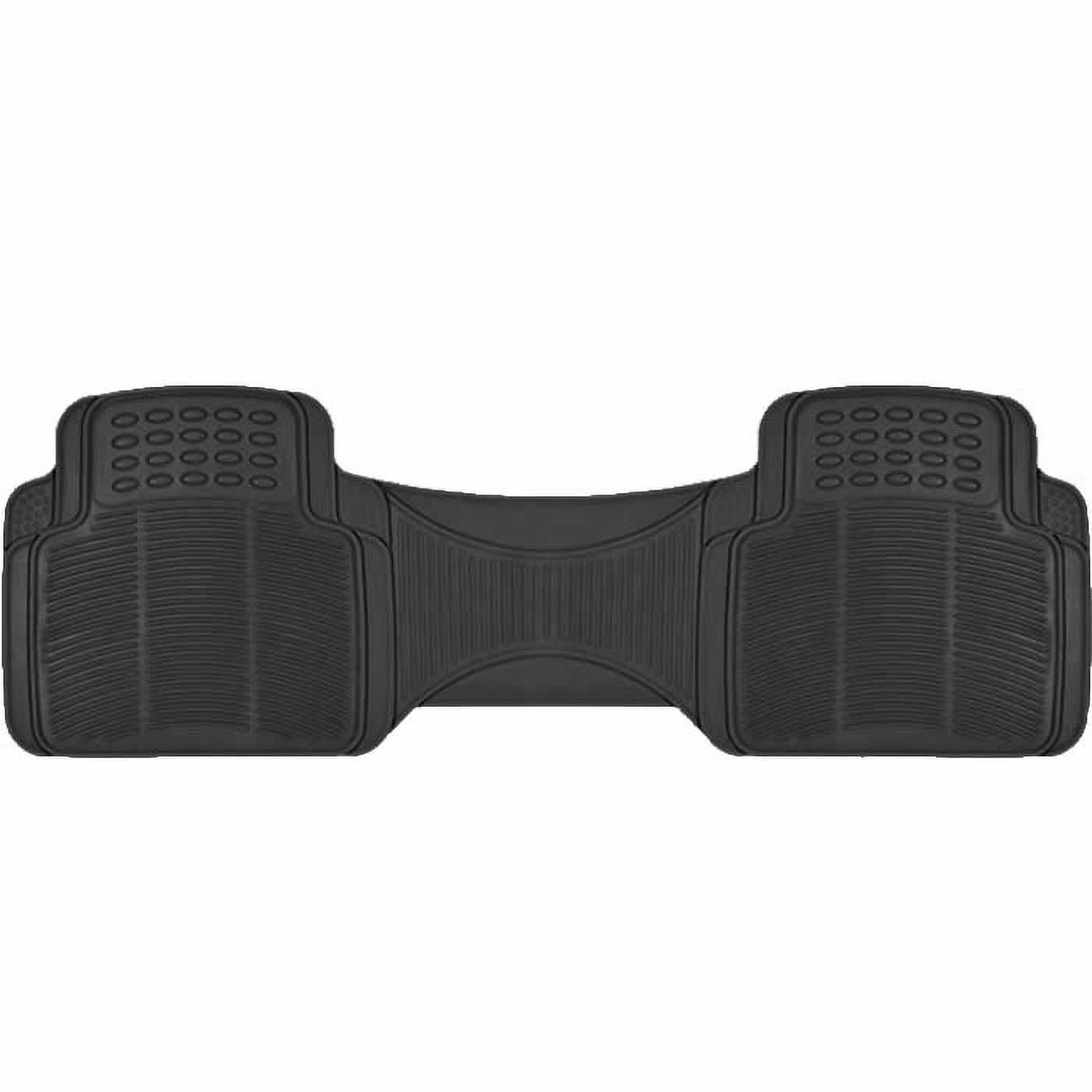 U.A.A. Inc ® 1 Piece Black All Weather Waterproof Rubber Rear Runner ...