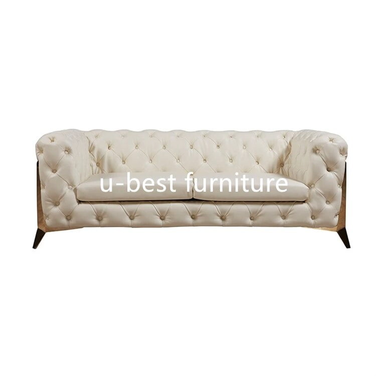 U-BEST Home Furniture Modern Design Luxury Sectional Fabric Tufted ...