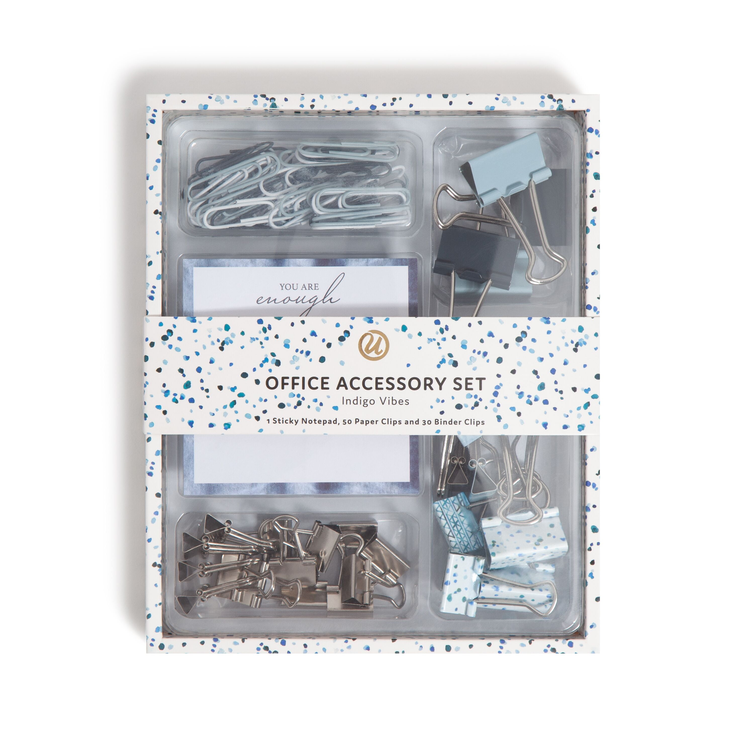 U BRANDS Desk Stationery Sets, Indigo Vibes, Multi-Color, 81 Count ...