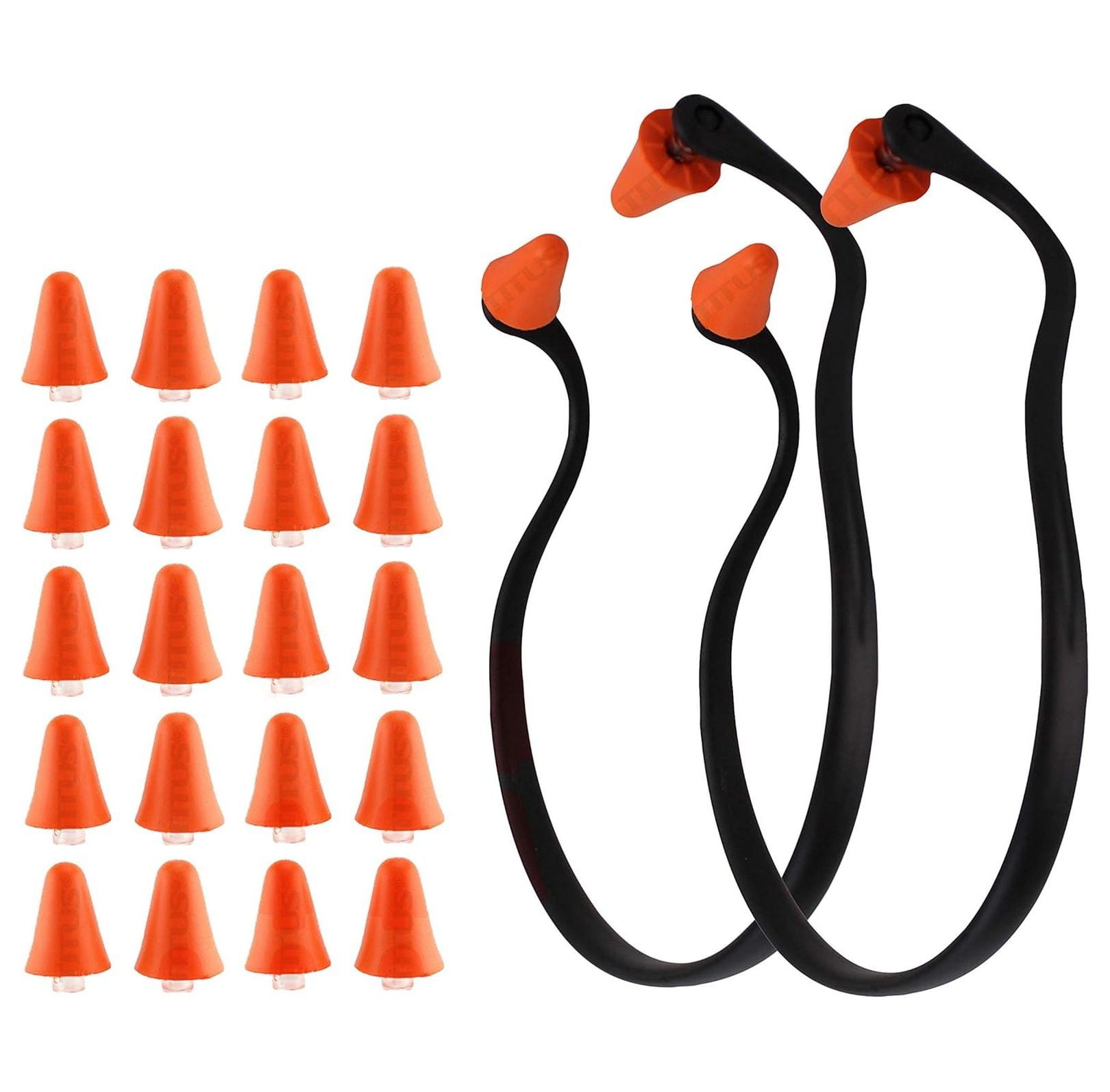 U-Band - Over Ear Reuseable Banded Ear Plugs (25 Decibel, 2 Bands, 20 ...