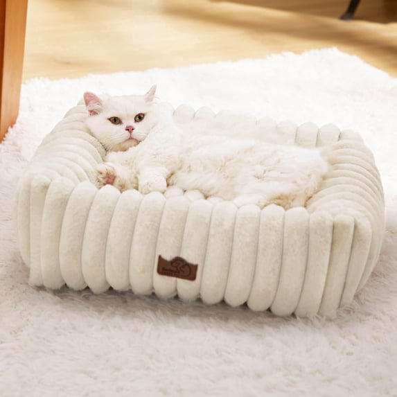 U By Bedsure ComfyFleece Cute Dog Bed for Small Dogs & Cats - Washable ...