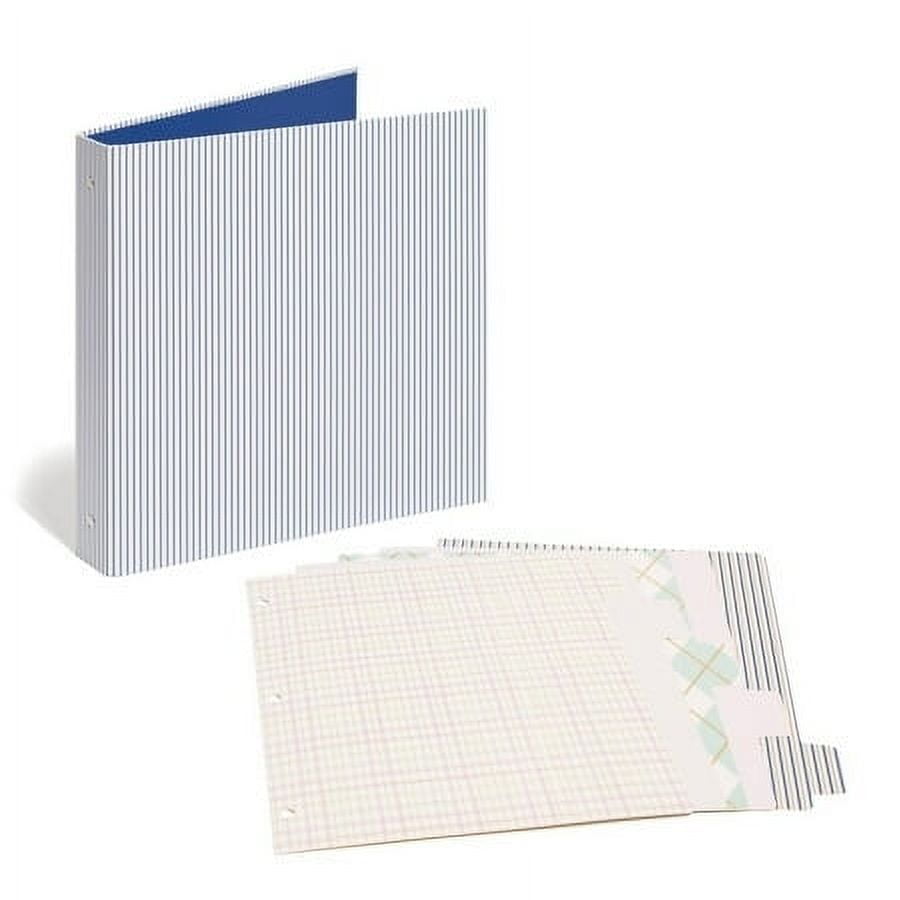 U Brands 1" Round Ring Binder with 5 Tab Divider Set Vintage Tennis ...