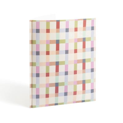 U Brands 2 Pocket File Paper Folder with Prongs Preppy Pond - Walmart.com