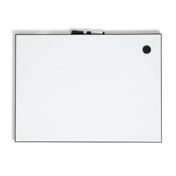 U Brands 23 x 17 in. Magnetic Dry Erase Board, Thin Edge Frame ...