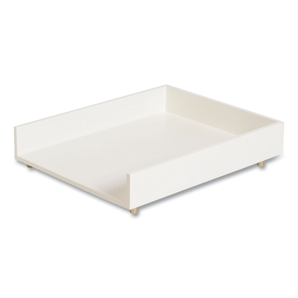 U Brands, Juliet Collection Stackable Paper Tray, 1 Each, White ...