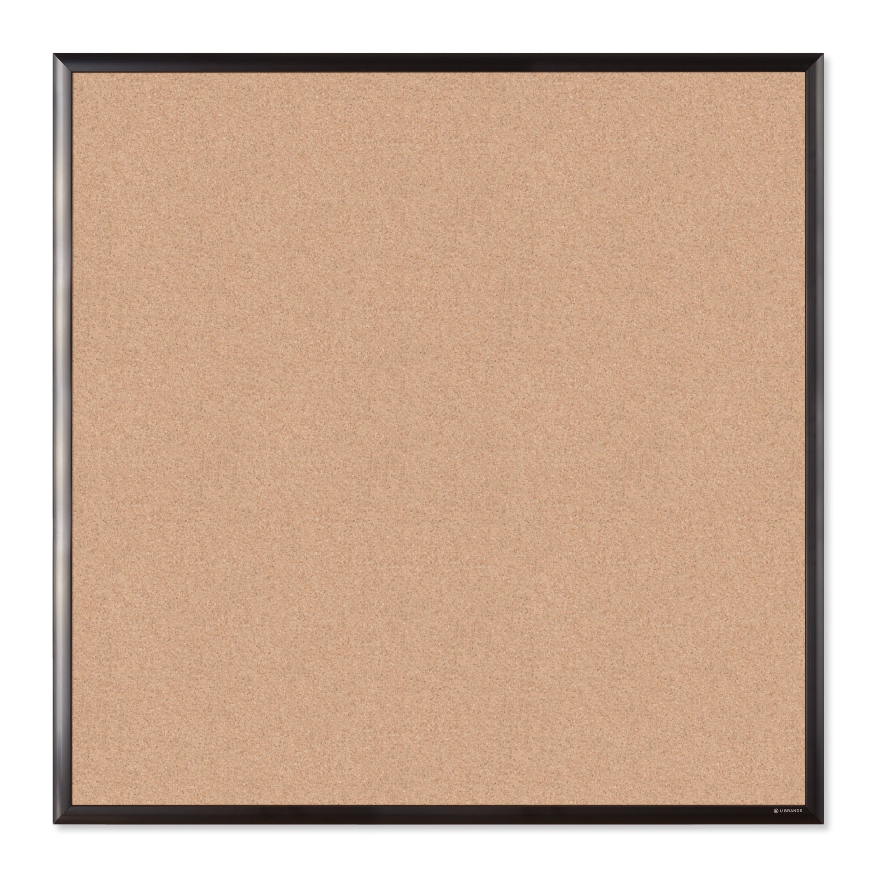 U Brands Large 36x36 in. Wall Mounted Hanging Office Cork Bulletin ...