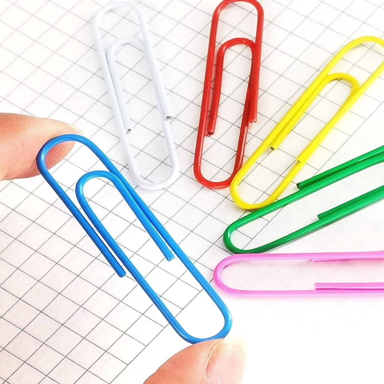 U Brands Bright Jumbo Paper Clips, Assorted Colors, Large Size. 5 CT ...