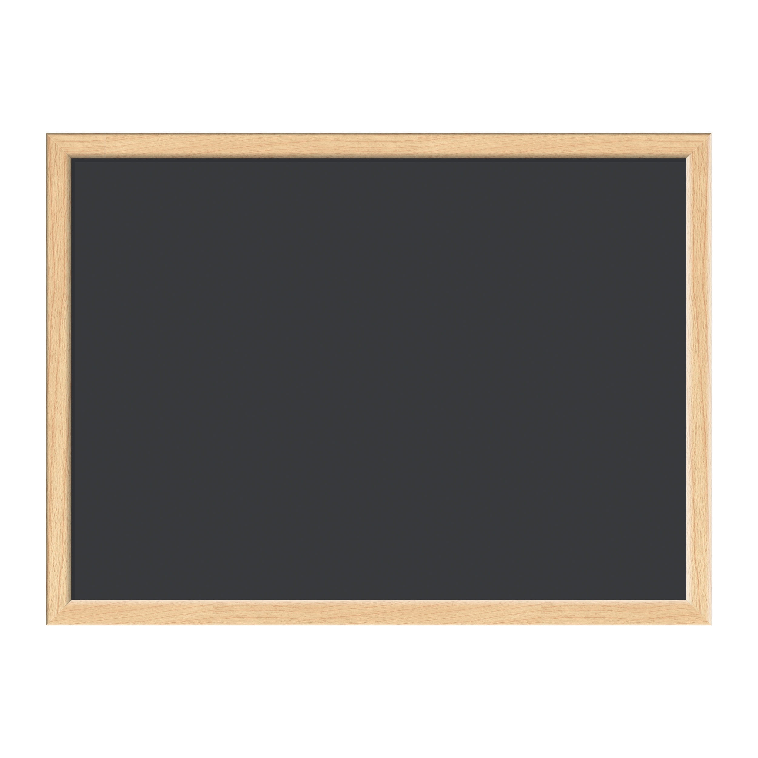 "U Brands Black Chalkboard, 23"" x 17"", Melamine Surface, Oak Wood ...