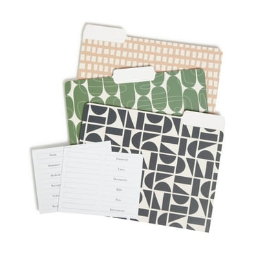 Pen+Gear Manila File Folders, Letter Size, 25 Count with Top Tabs for ...