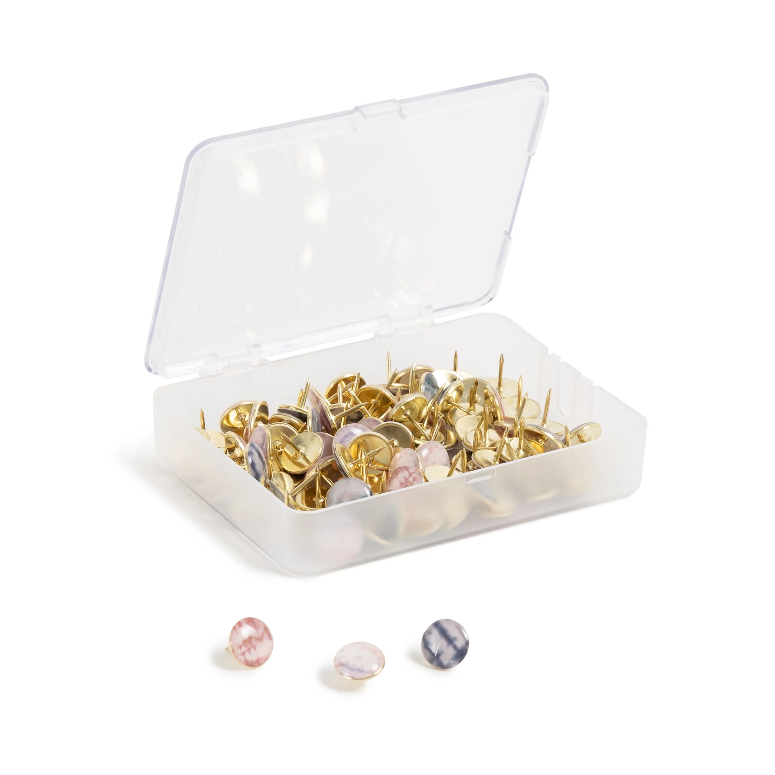 U Brands Fashion Thumb Tacks, Soft Dye, 100-Count - Walmart.com