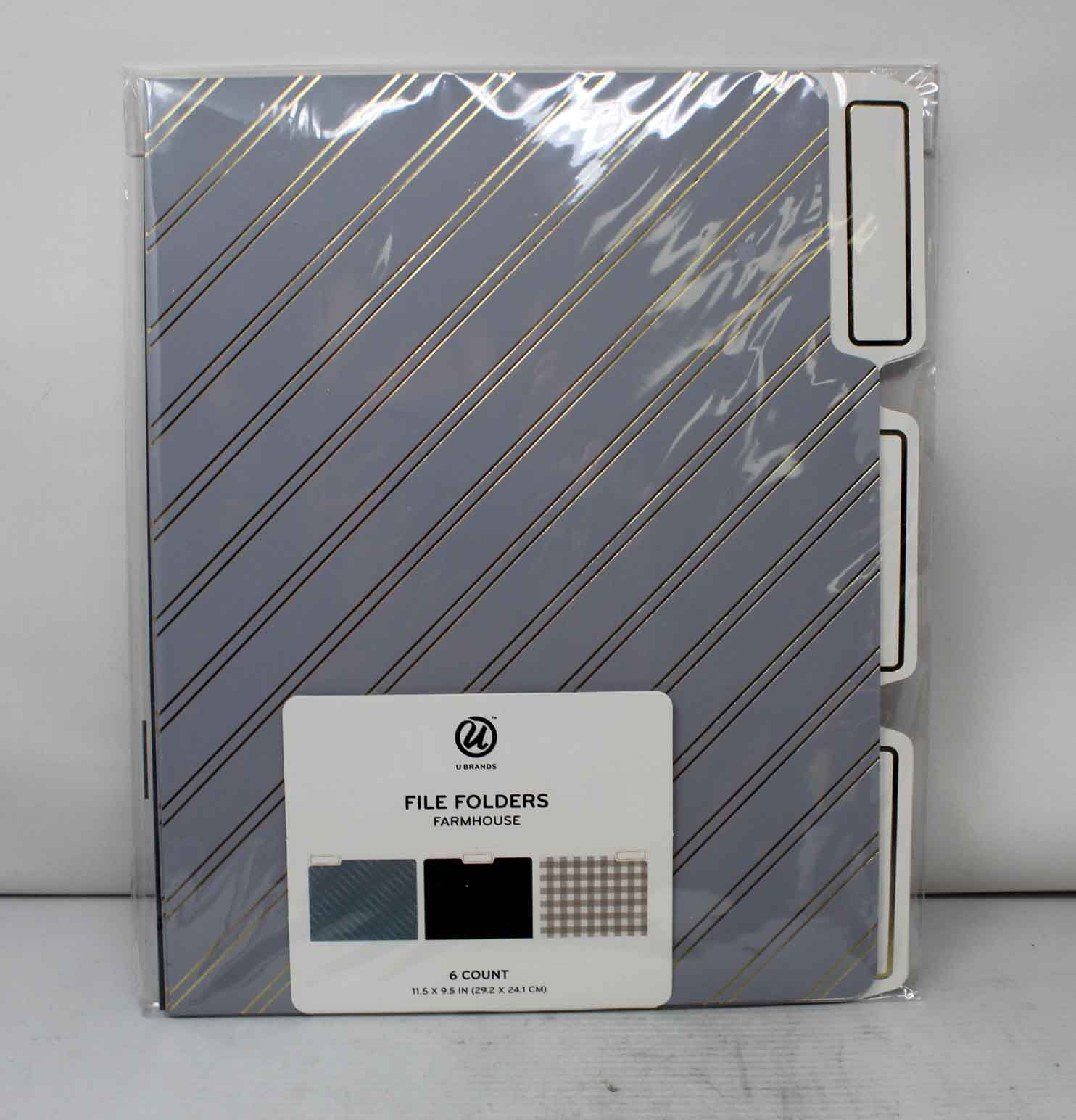 U Brands File Folders Farmhouse 6 Count - Walmart.com