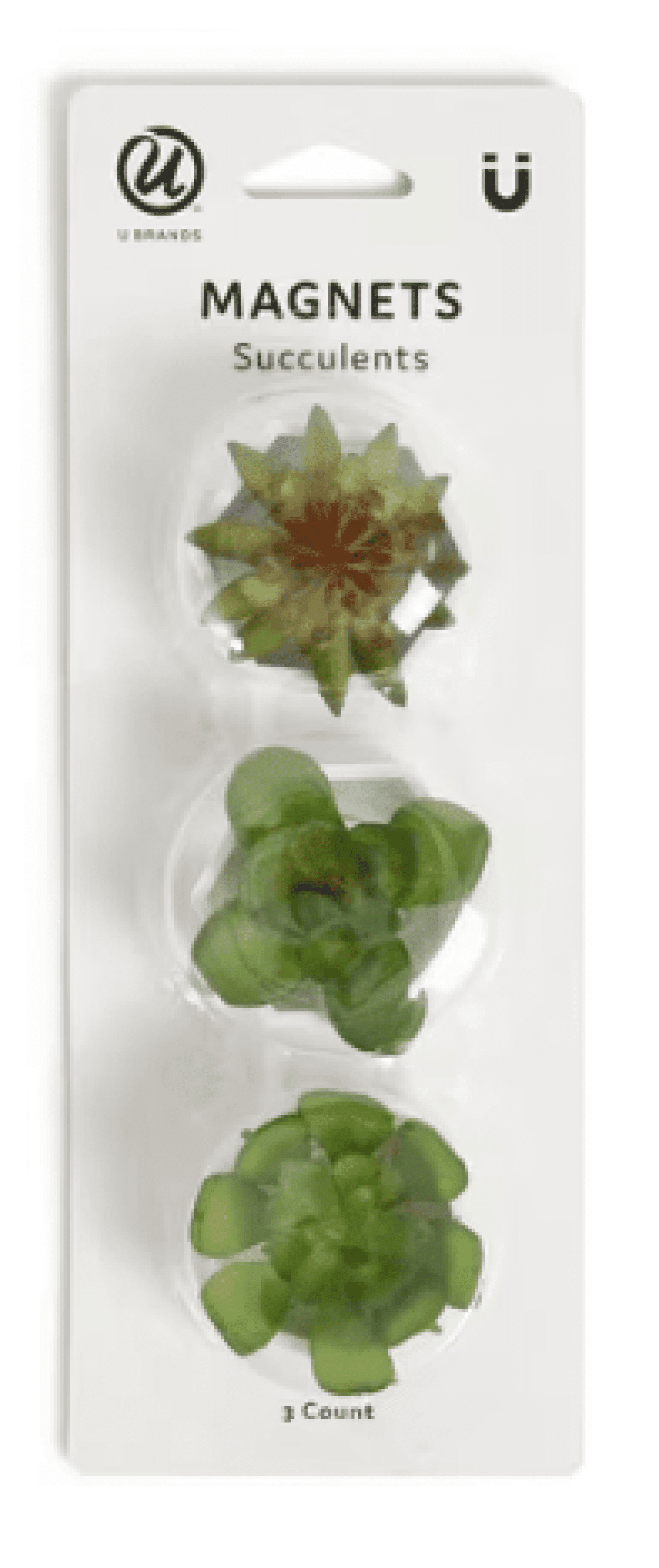 U Brands Hexagonal Magnets, Strong-Hold, Assorted Designs, 3 Count, 0. ...