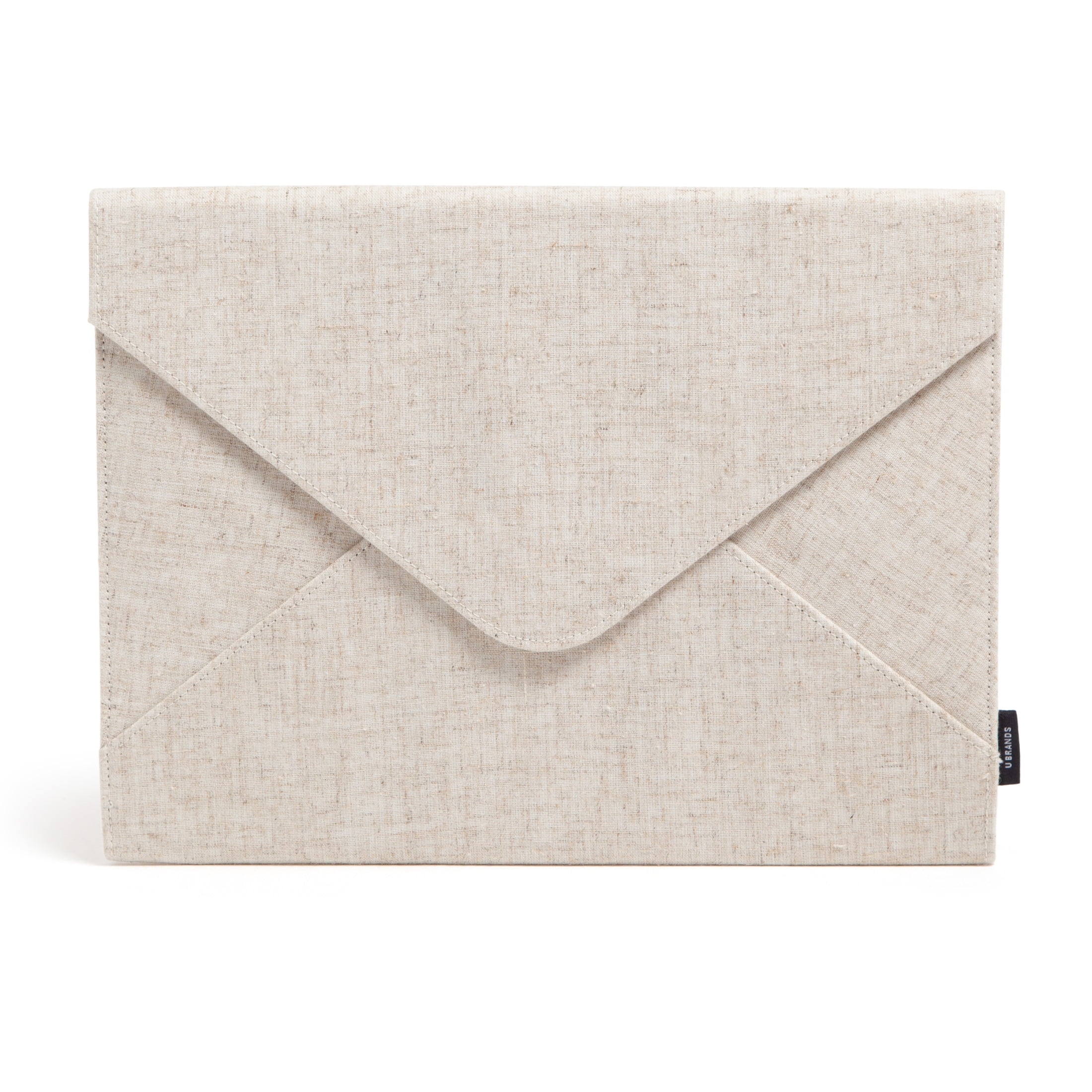 U Brands Linen Document Holder File Sorter, 13 x 9.75 in., Beige ...