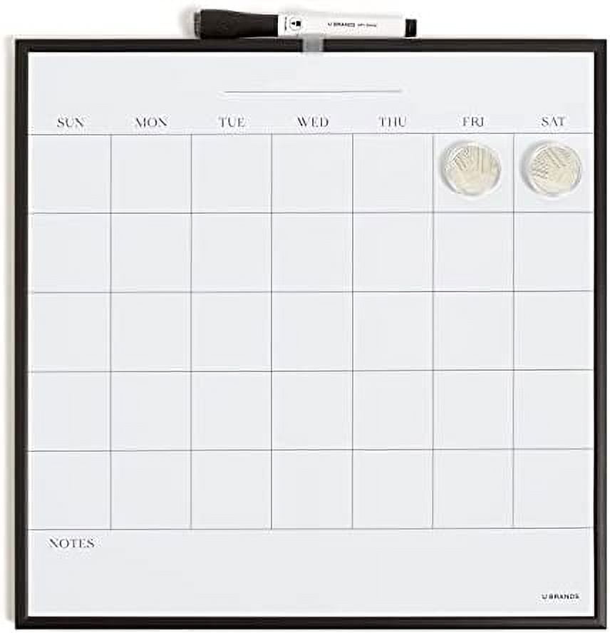 Black Metal Calendar