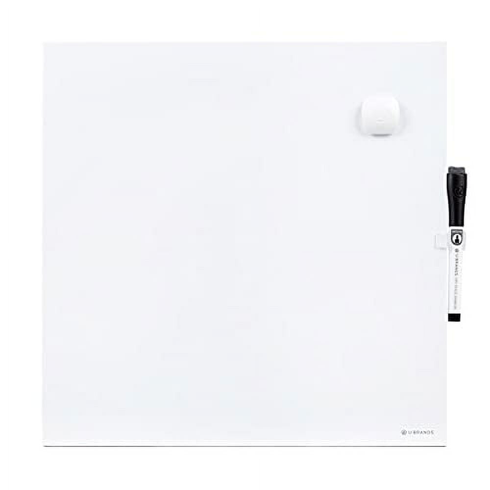 U Brands Magnetic Square Dry Erase Board, 14 x 14 Inches, Frameless ...
