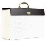 U Brands Modern Noir 19 Pocket, Expanding Letter Size File Folder ...