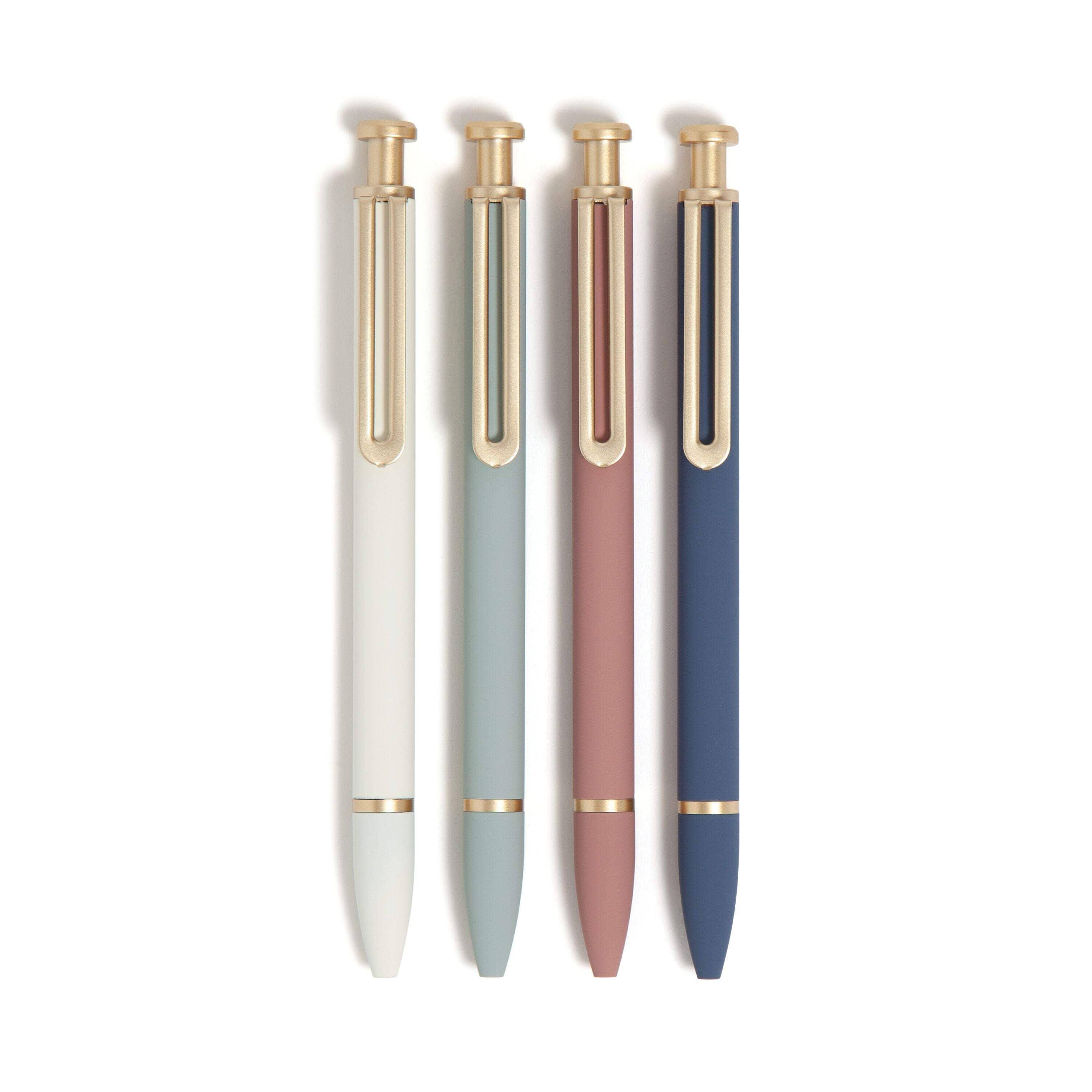 U Brands Monterey Ballpoint Pens, 4 Count, Atlantis Hue, Bold (1.0 mm ...