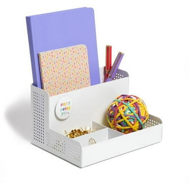 U Brands Perforated All-in-One Desktop Organizer - 4 Compartment(s ...