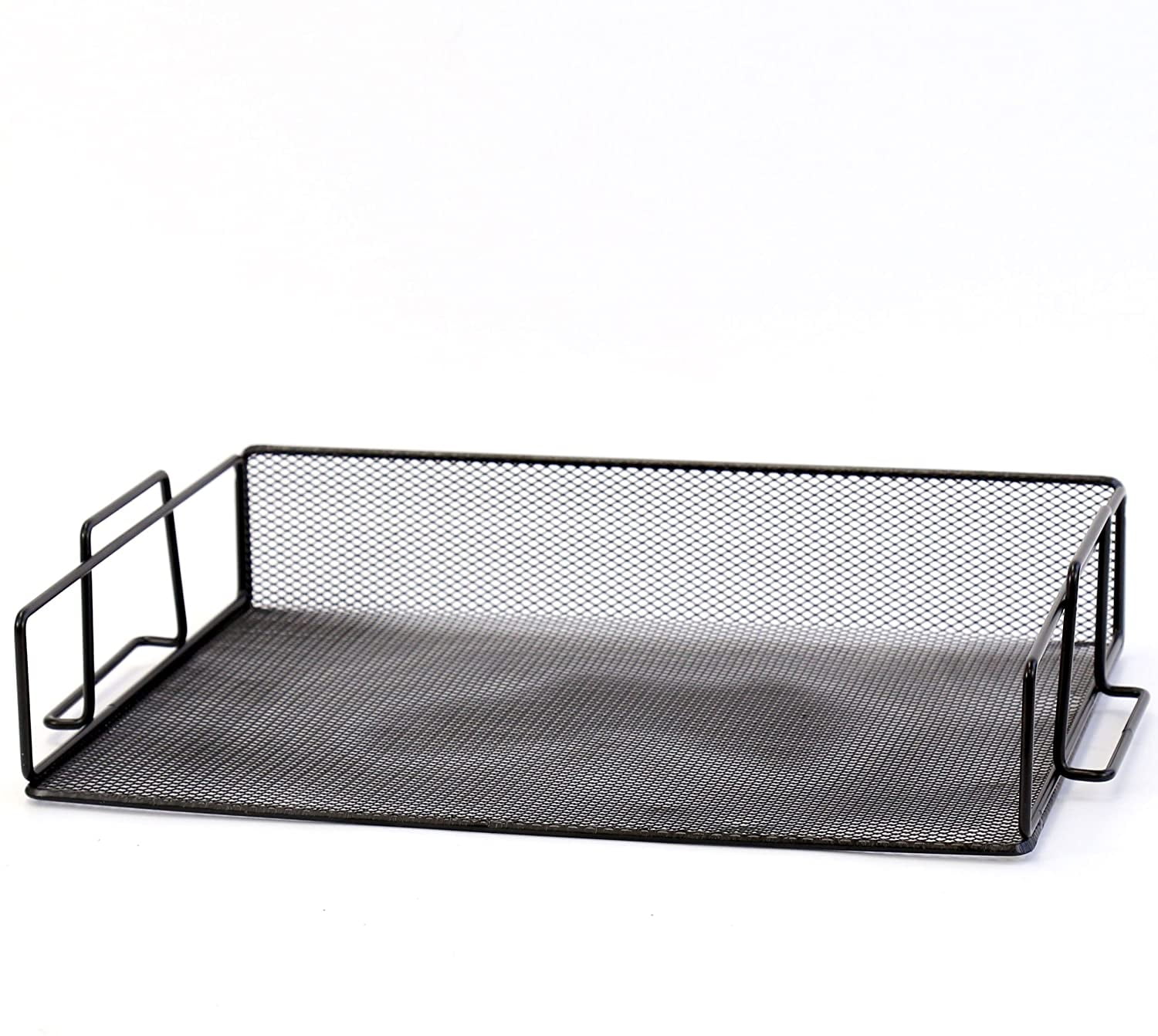 U Brands Steel Mesh Letter Tray, Desktop Organizer, Letter Size, 14.8 ...