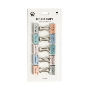Mr. Pen Large Binder Clips 2 Inch Colored Set Hold Up to 250 Sheets ...