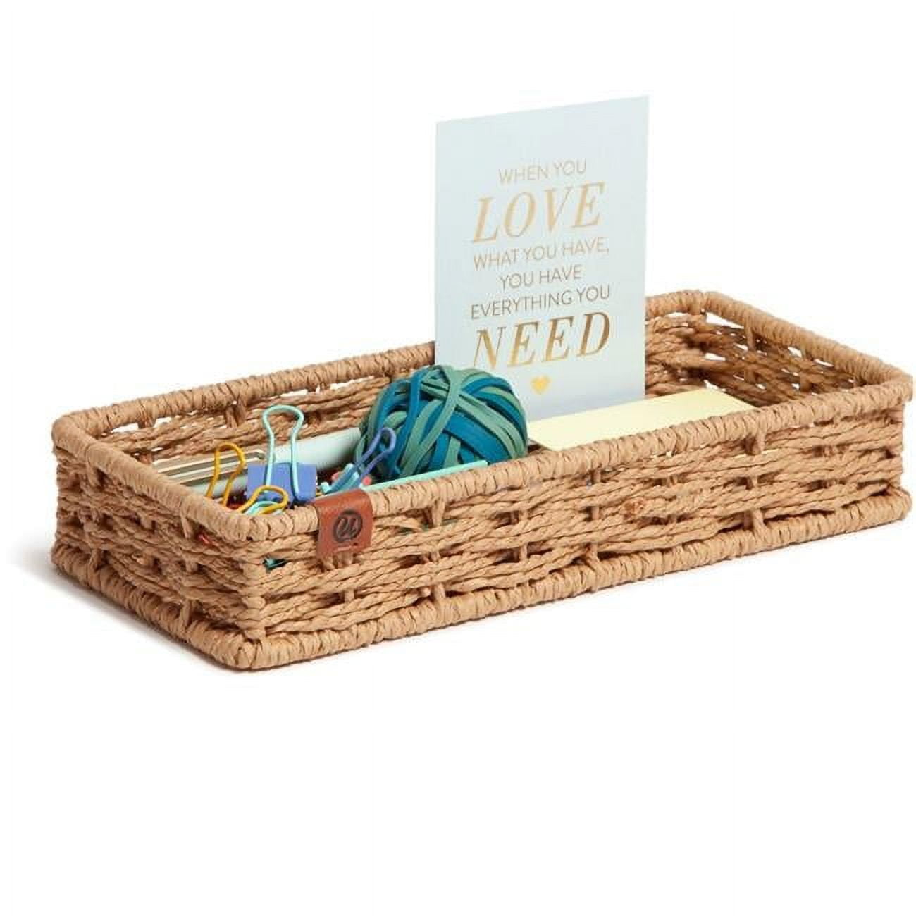 U Brands Woven Catch-All Tray (6089u0116) - Walmart.com