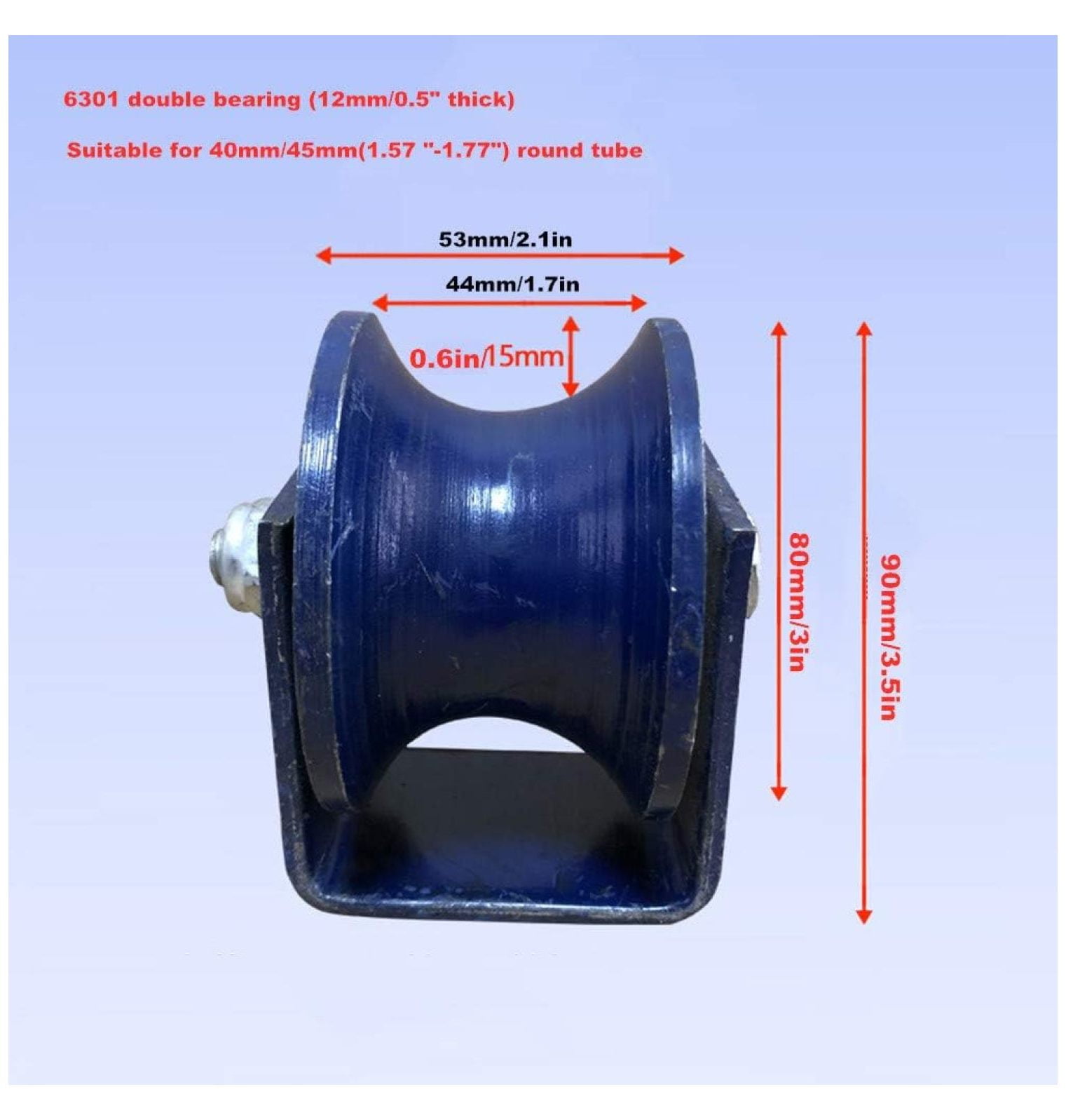 U- Casters Sliding Gate Sheave Track ,Cast Iron,Heavy Duty Barn Door ...