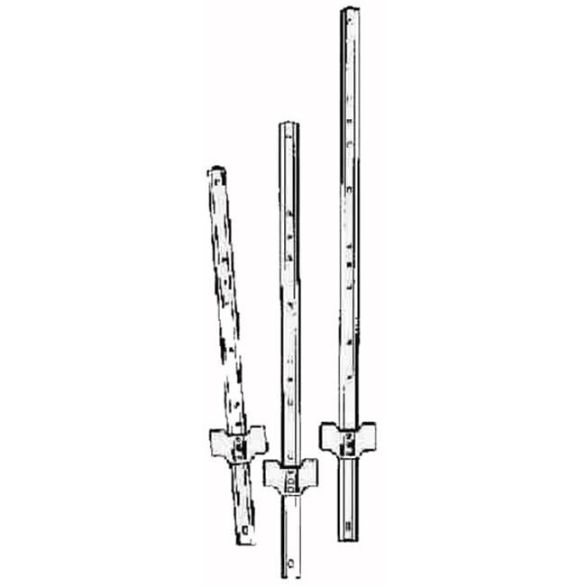 U-Channel Fence Post - 6 ft. Green - Pack of 5 - Walmart.com