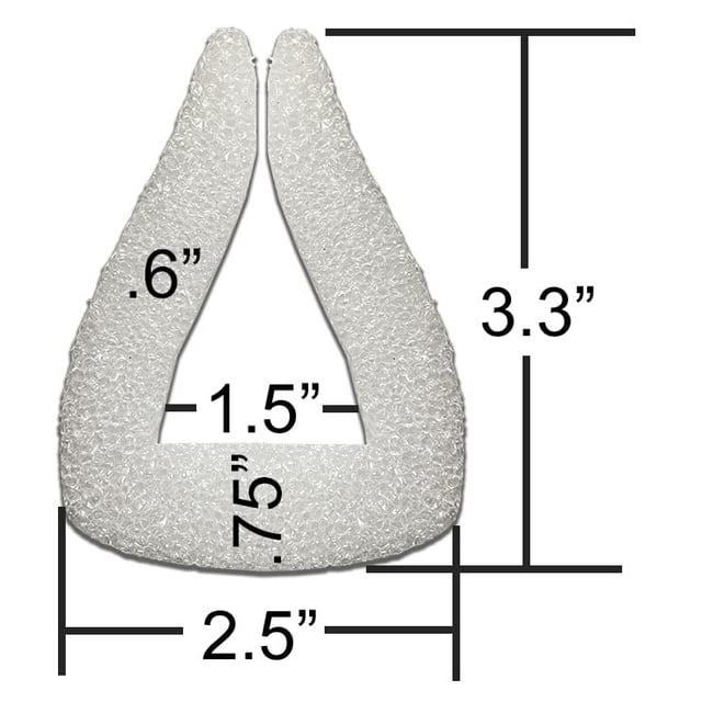 U-Channel Foam Edge Protectors 50 Count - Walmart.com