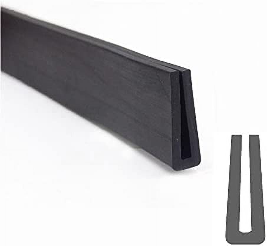 U Channel Rubber Edge Trim Sealing Strip - 9/32" X 9/64" U-Shape ...