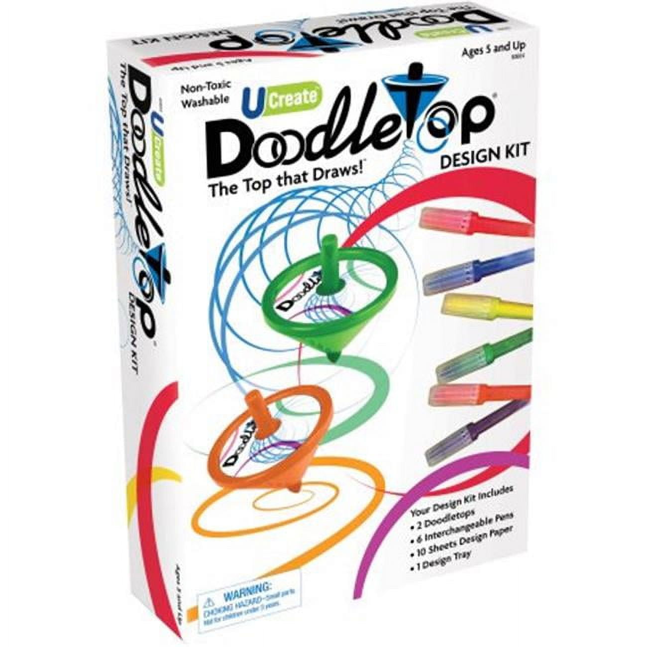 U-Create Doodletop Deluxe Kit with 1 Design Tray, Drawing Games, Marker ...