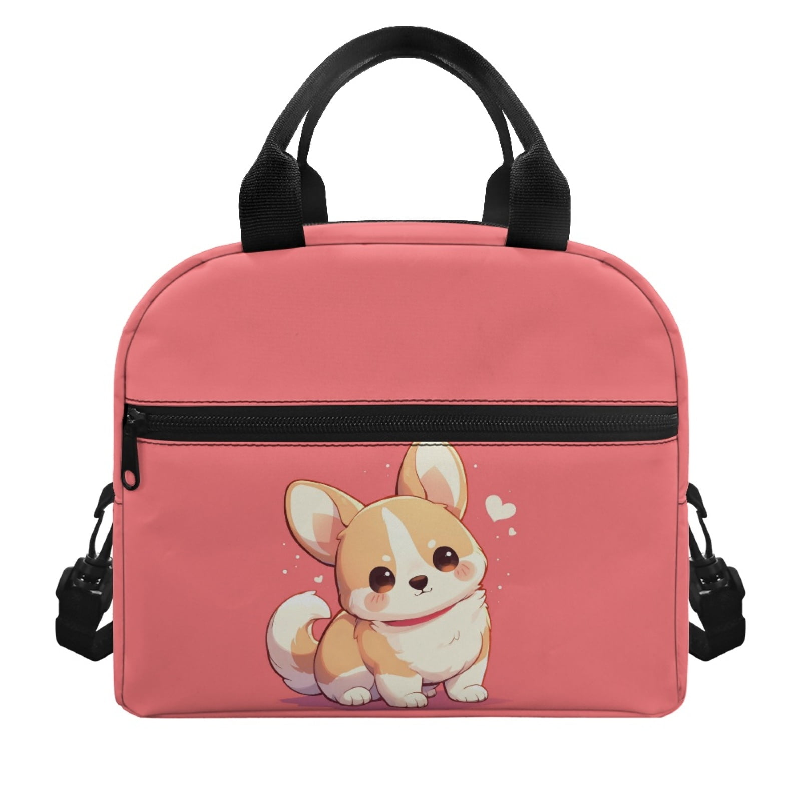 FOR U DESIGNS Corgi Lunch Box Personalized Lunch Bag Leakproof ...