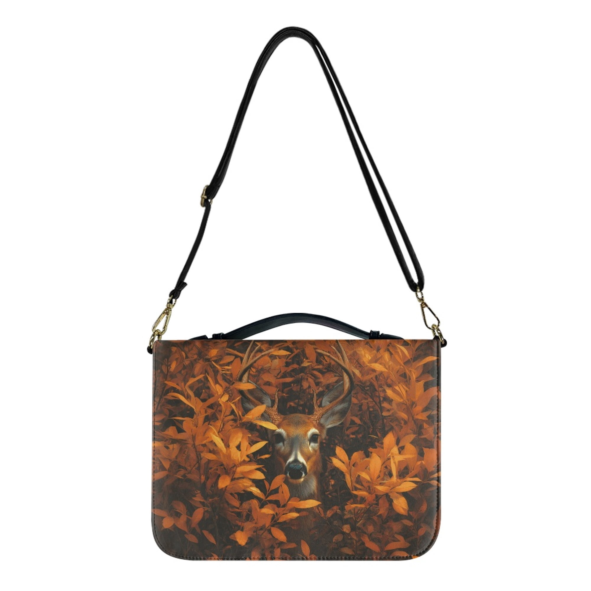 FOR U DESIGNS Deer Autumn Leaves Pattern Bible Cover Case Waterproof ...