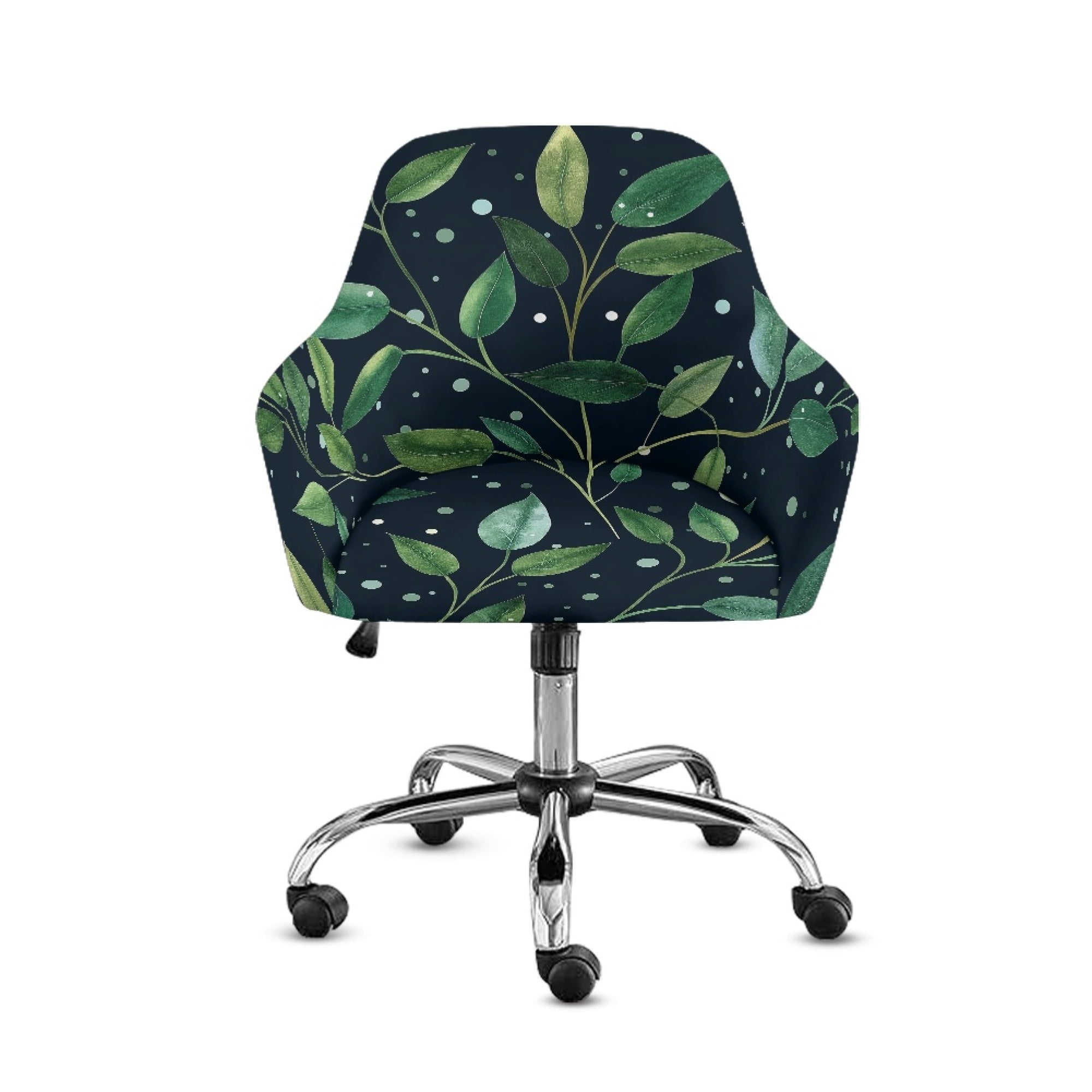 FOR U DESIGNS Leaf Pattern Armchair Slipcover, Stretch Criss Cross ...