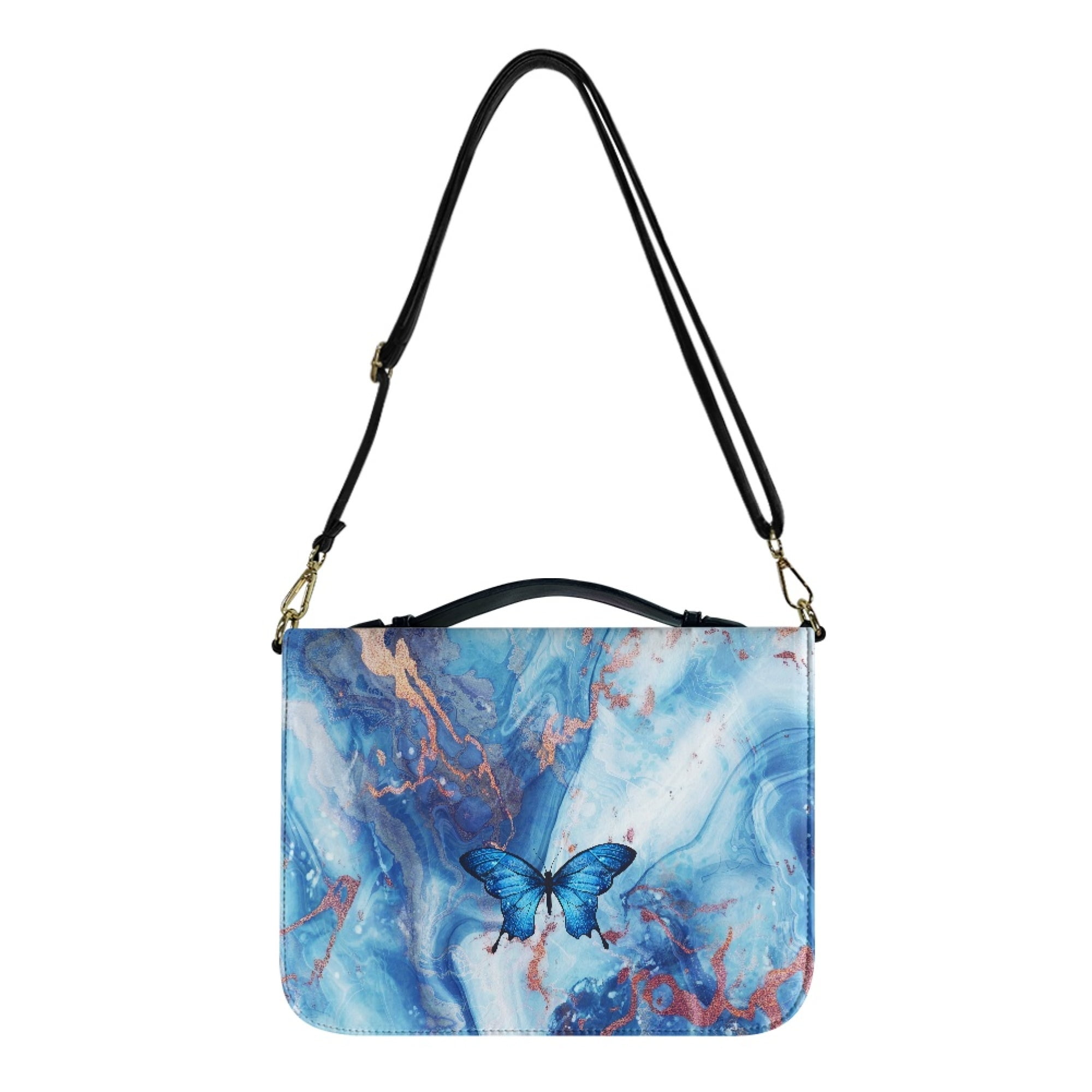 FOR U DESIGNS Marble Stripes Butterfly Bible Bag for Girls Size 2XL ...