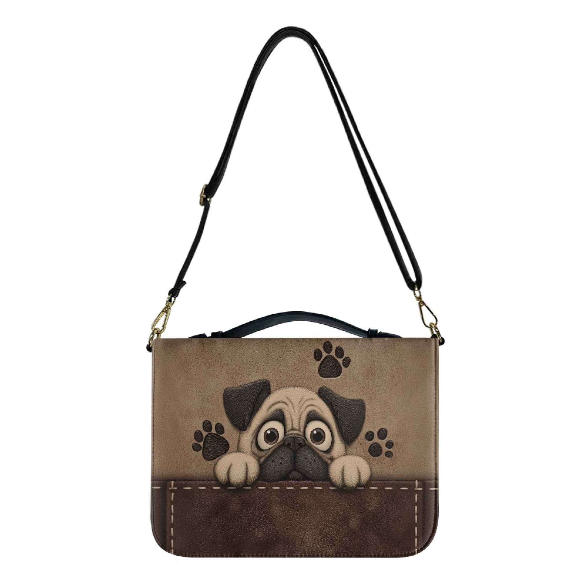 FOR U DESIGNS Pug Dog Paw Pattern Bible Cover Case Lightweight Bible ...