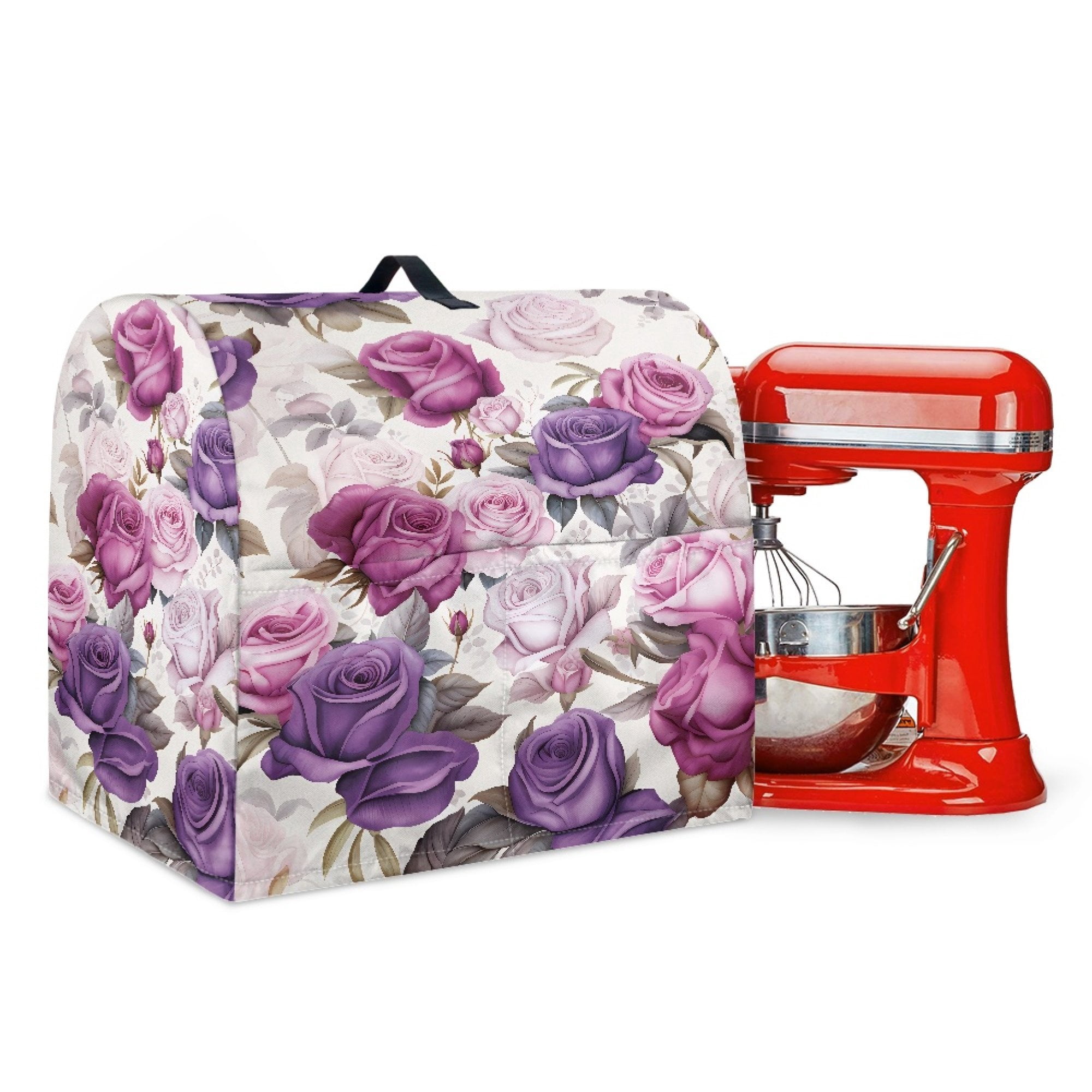 FOR U DESIGNS Rose Pink Purple Kitchen Aid Mixer Cover Washable Food ...