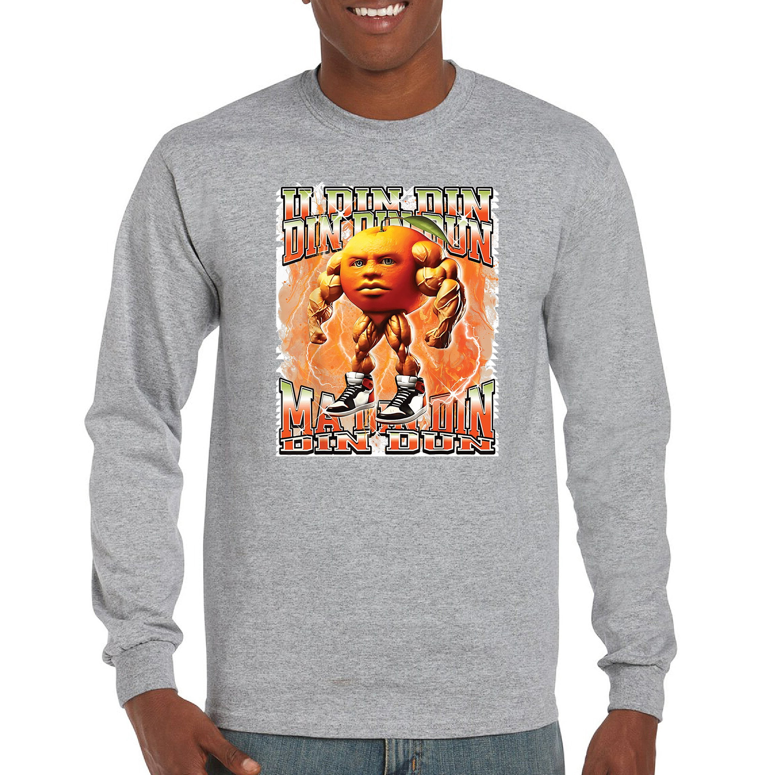 U Din Din Din Din Dun Ma Din Din Din Dun Long Sleeve T-shirt Italian ...