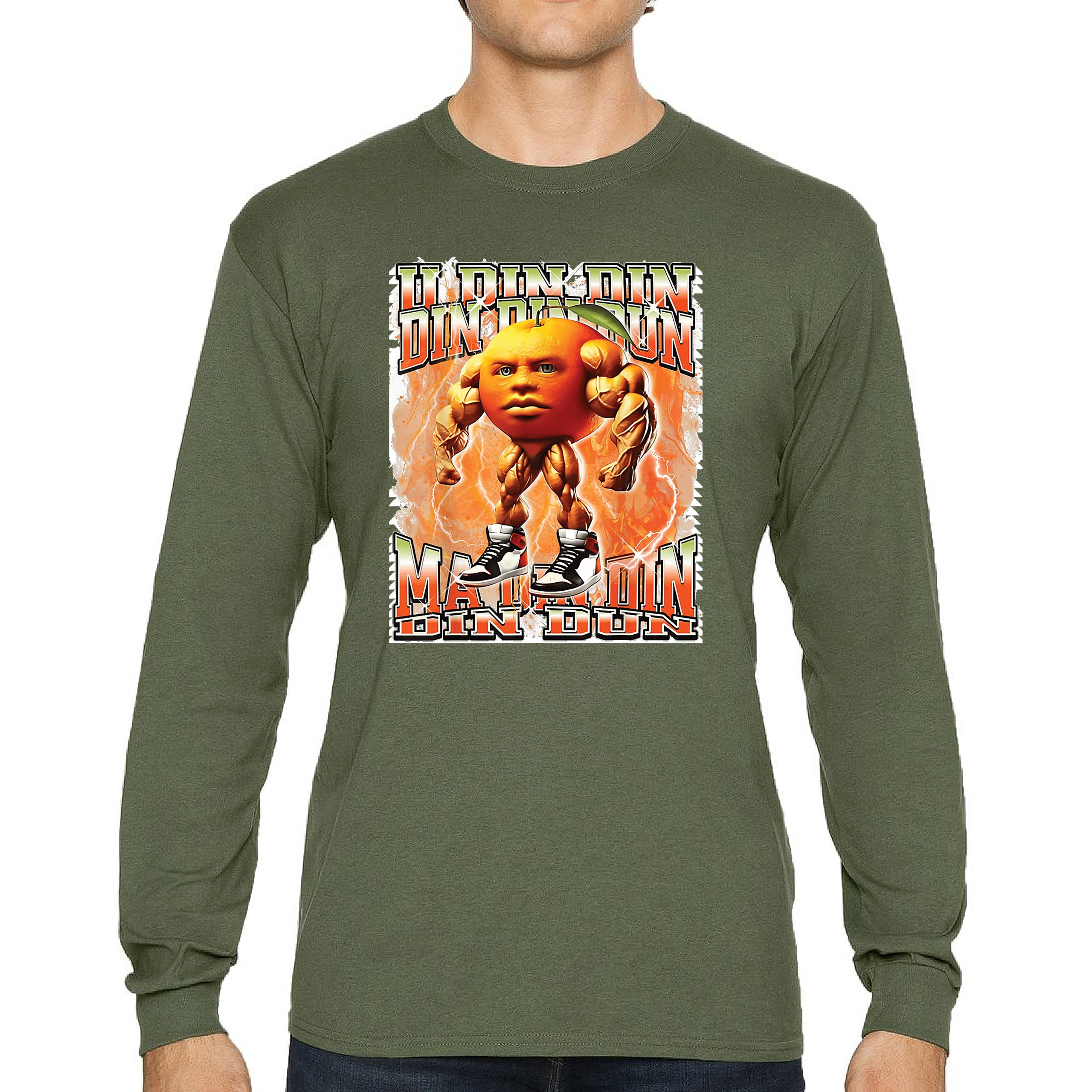 U Din Din Din Din Dun Ma Din Din Din Dun Long Sleeve T-shirt Italian ...