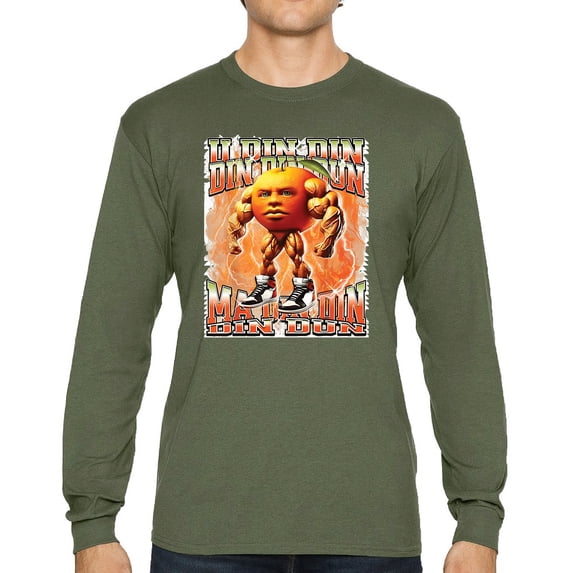 U Din Din Din Din Dun Ma Din Din Din Dun Long Sleeve T-shirt Italian ...