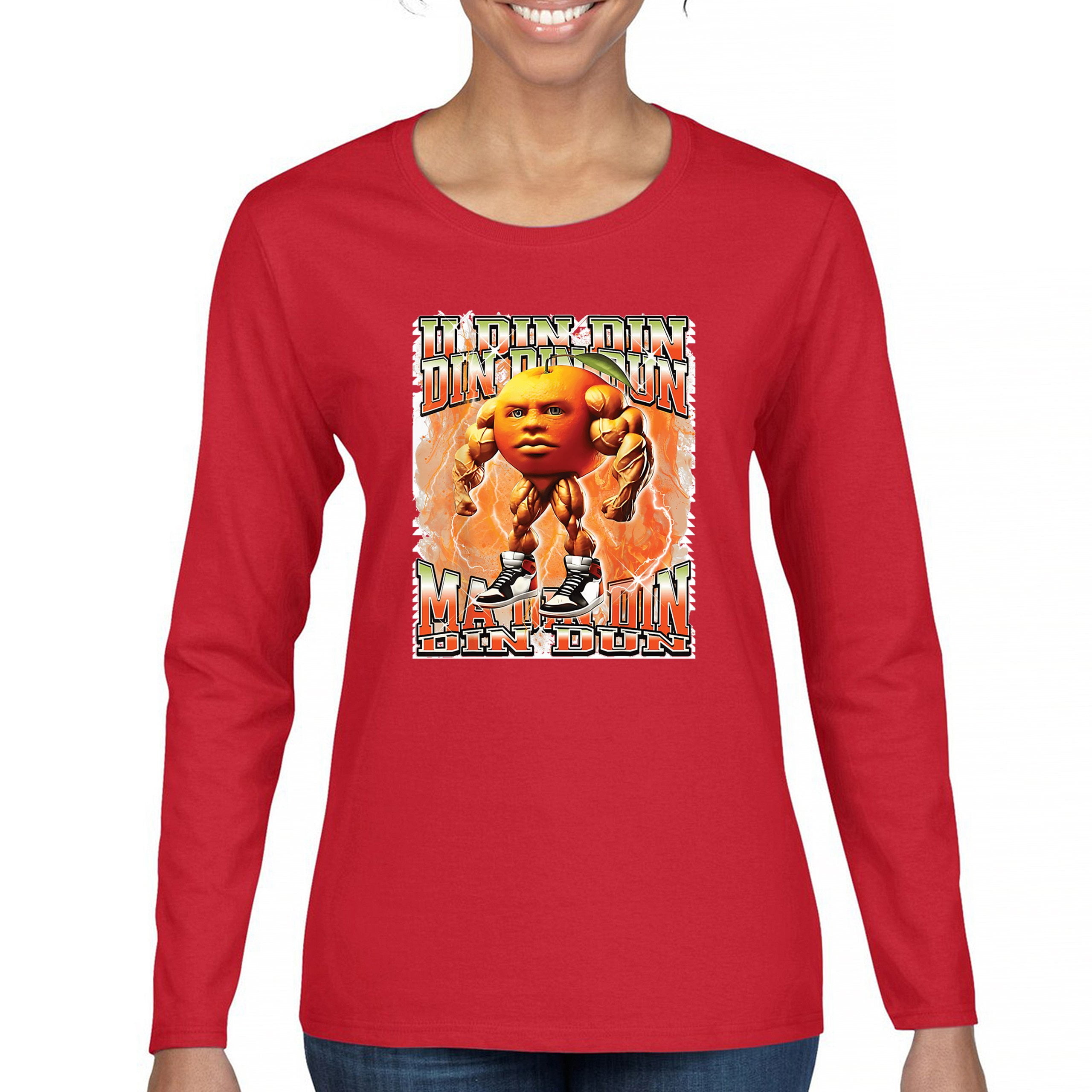 U Din Din Din Din Dun Ma Din Din Din Dun Women's Long Sleeve T-shirt ...