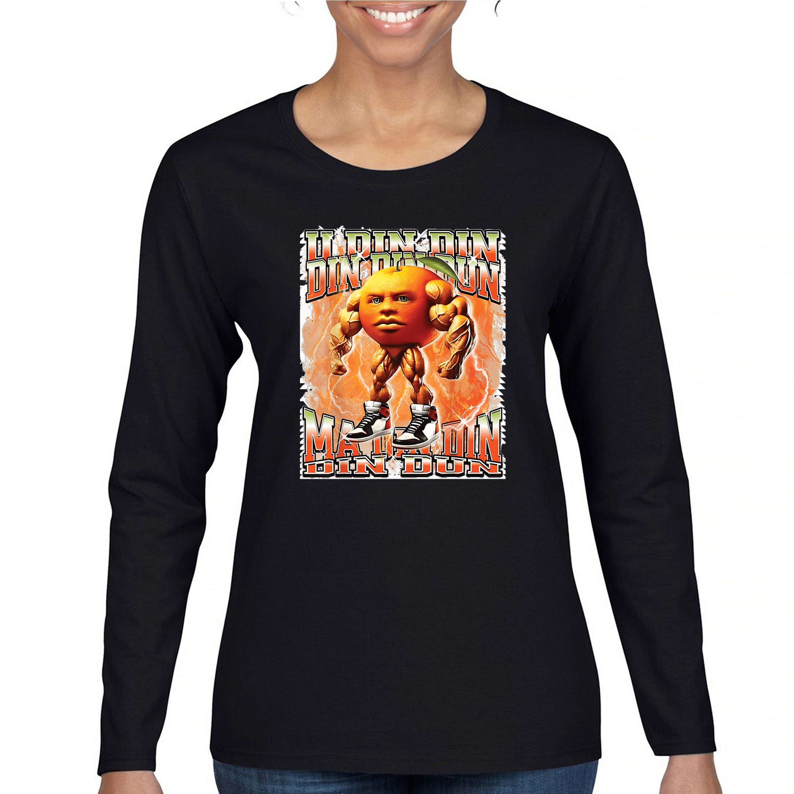U Din Din Din Din Dun Ma Din Din Din Dun Women's Long Sleeve T-shirt ...