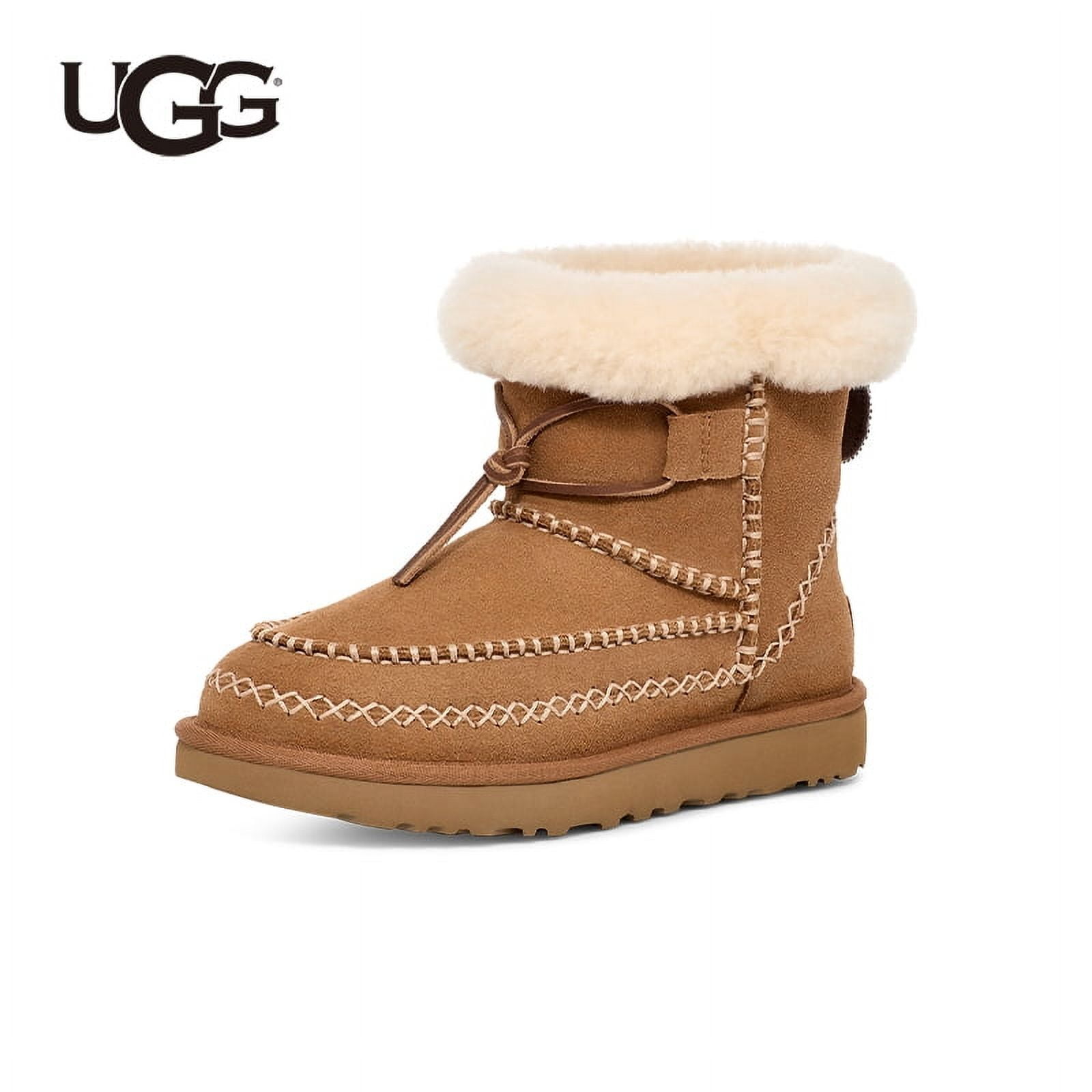 U/G/G Australia Women's Mini Sheepskin Wool Winter Ankle Classic Ultra ...