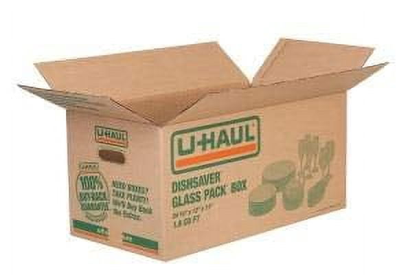 U-Haul Dish Packing Kit – for Dishes and Glassware – Includes 1 Box, 1 ...