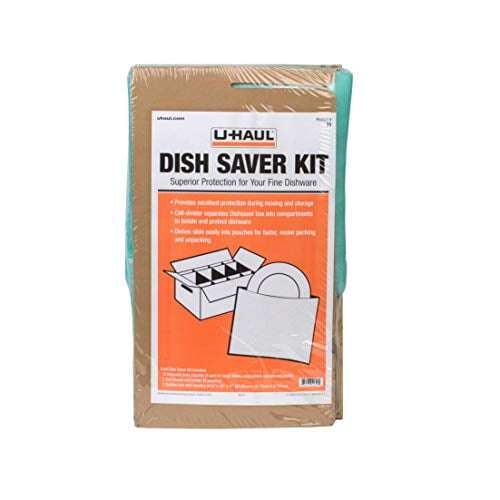U-Haul Dish Packing Kit – for Dishes and Glassware – Includes 1 Box, 1 ...