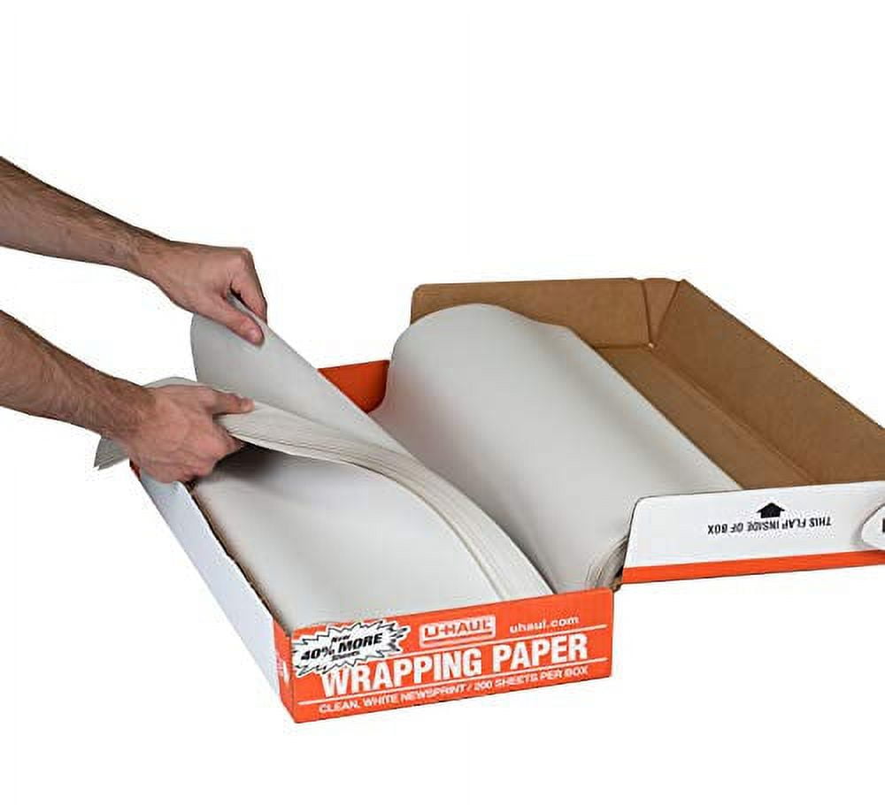 U-Haul Newsprint Packing Paper For Moving and Shipping - 200 sheets ...