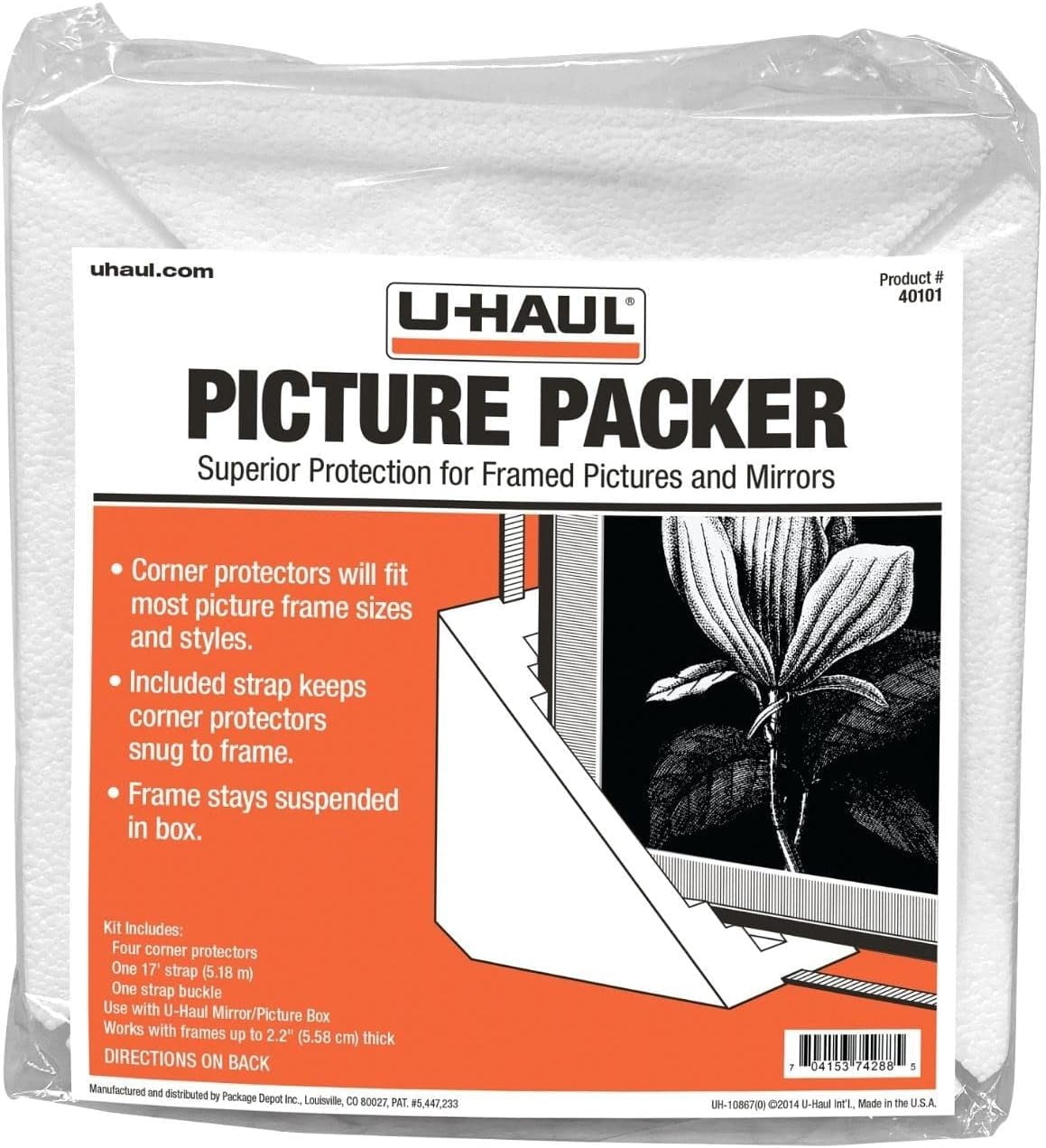 U-Haul Picture Packer Kit - 4 Corner Protectors for Picture Frames ...