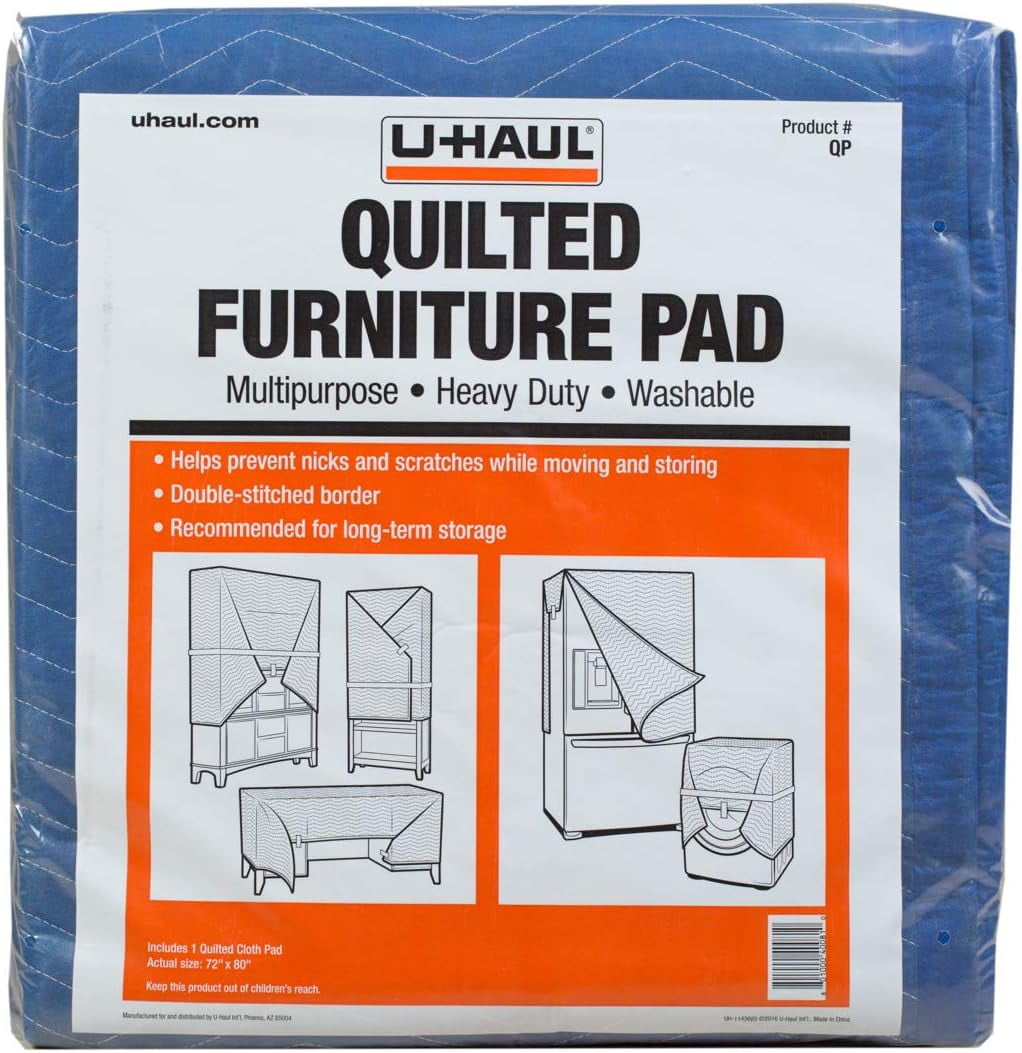 U-Haul Quilted Furniture Pad - Protect Furniture from Scratches, Nicks ...
