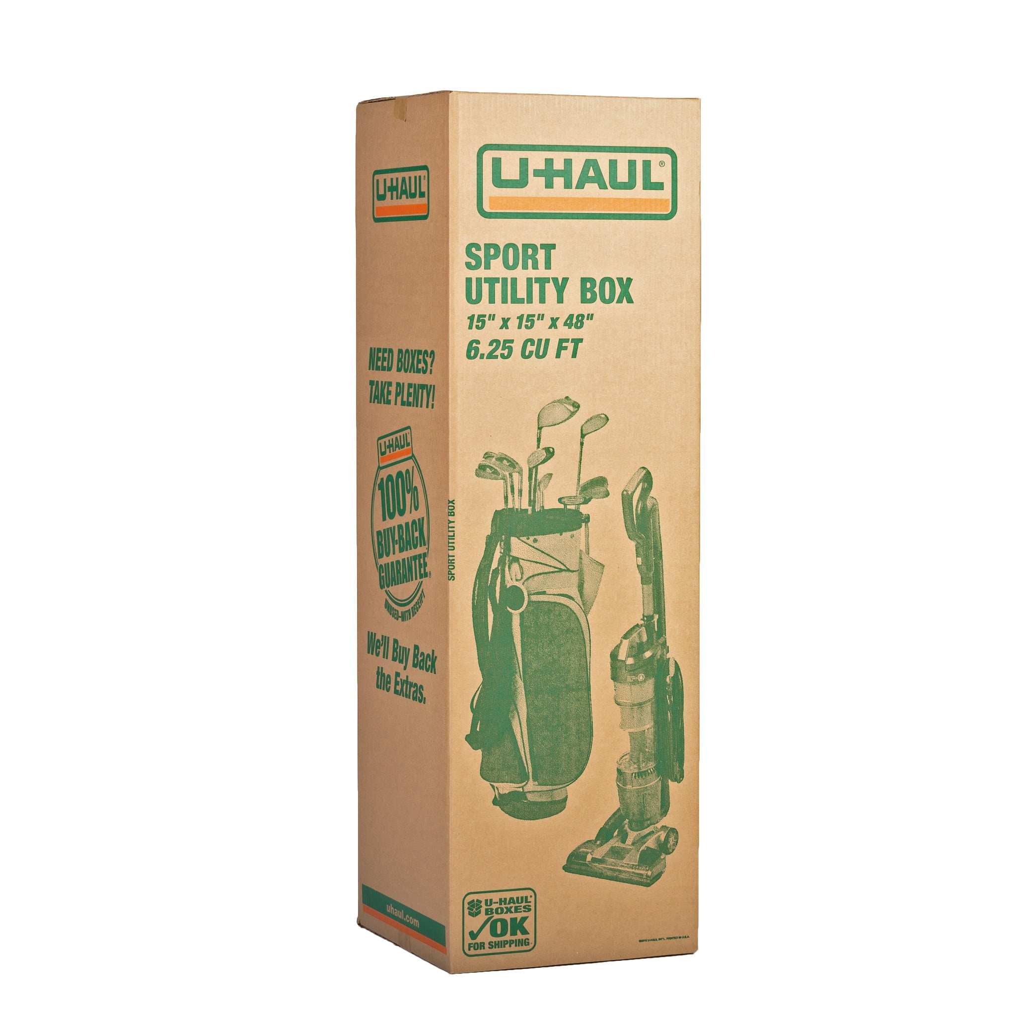 U-Haul Sports Utility Box- 15 x15 x48 - Walmart.com
