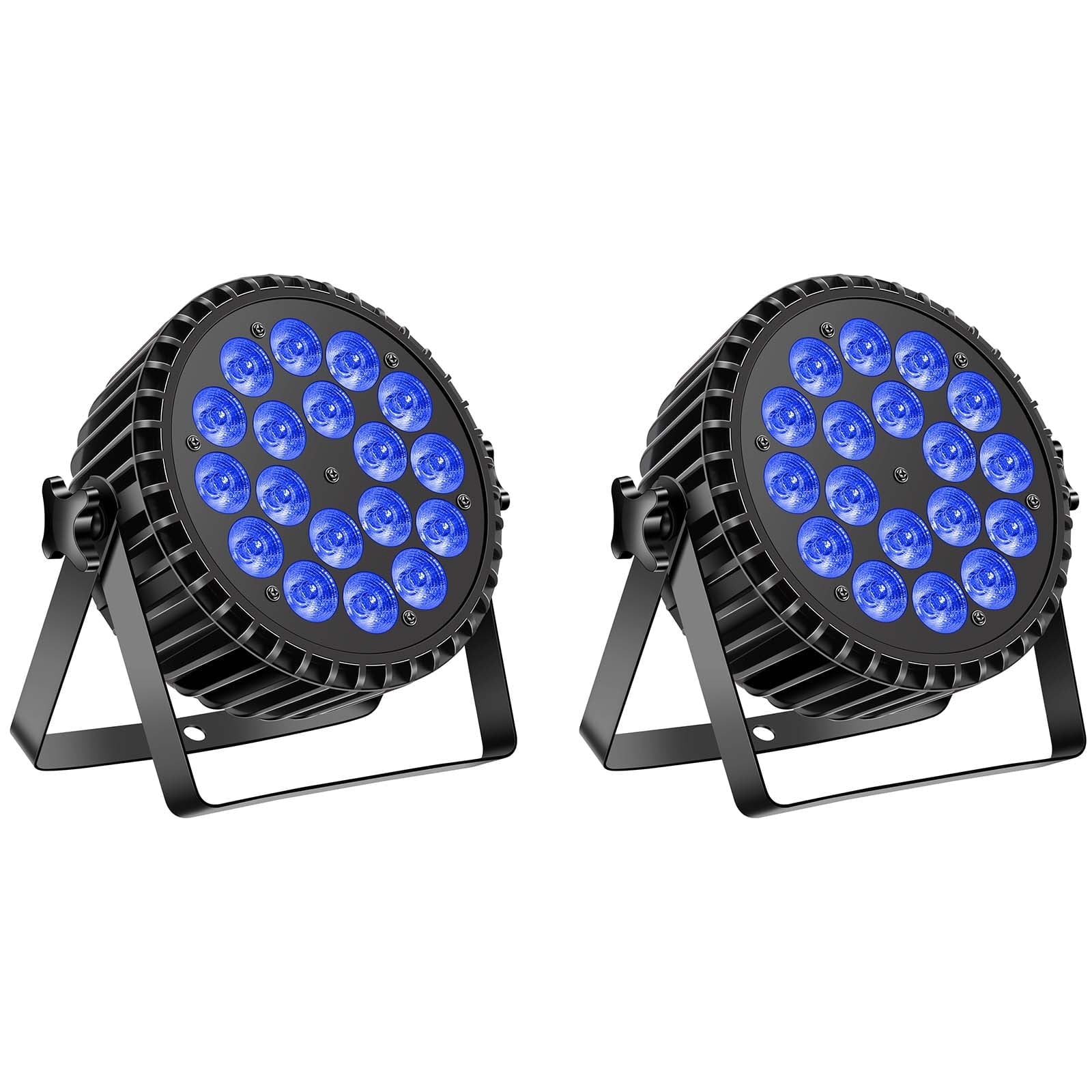 U`KING 108W DMX RGBW 18 LED Wash Par Fixture Stage Lights Party Disco ...