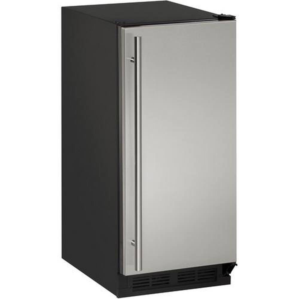 "U-Line 15"" Stainless Steel Clear Ice Machine - 55-lb Capacity ...